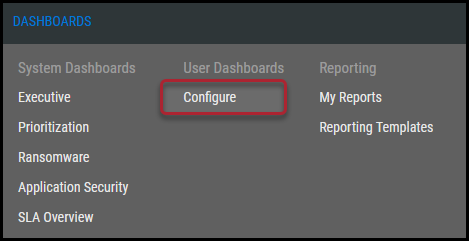 Previewing Configurable Dashboard Widgets