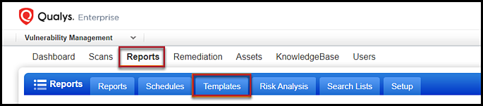 Qualys Vulnerability Report Setup Guide
