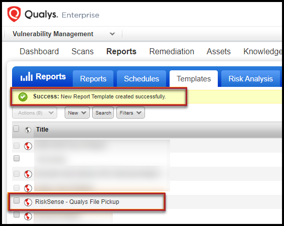 Qualys Vulnerability Report Setup Guide