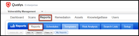 Qualys Vulnerability Report Setup Guide