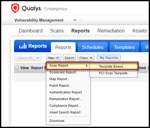 Qualys Vulnerability Report Setup Guide