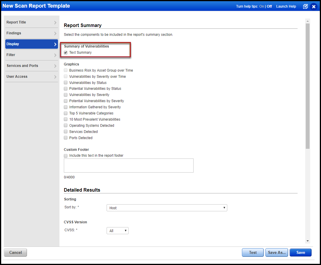 Qualys Vulnerability Report Setup Guide