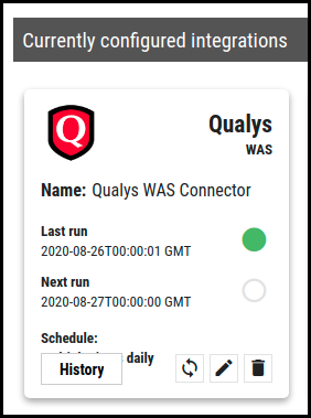 Qualys Web Application Scanning (WAS) Connector Guide