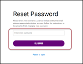 Resetting Your Password