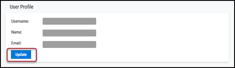 Updating Your User Profile/Contact Information