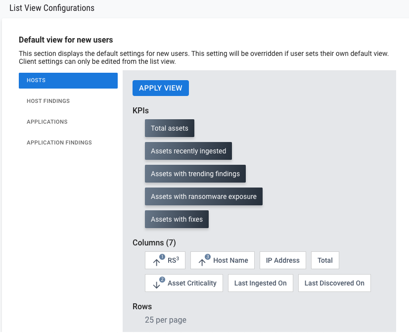Managing Client Defaults