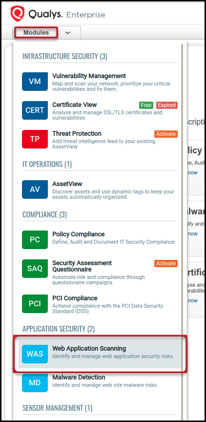 Qualys Web Application Scanning (WAS) Data Export and Report Setup Guide