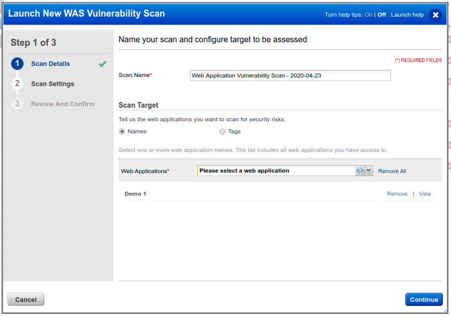 Qualys Web Application Scanning (WAS) Data Export and Report Setup Guide