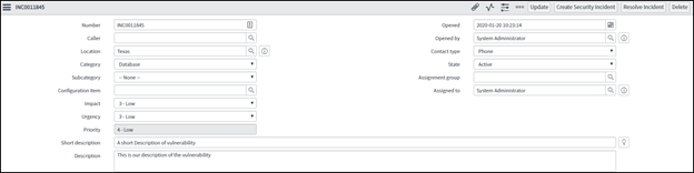 Creating Tickets in ServiceNow