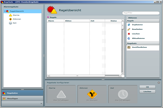 Bearbeiten eines Alarmregelsatzes