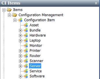 Creating queries for the CI Structure view