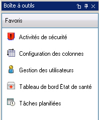 Accès aux outils de la console
