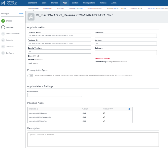 Adding and distributing a macOS application for Authenticate Adding and distributing a macOS application for Authenticate