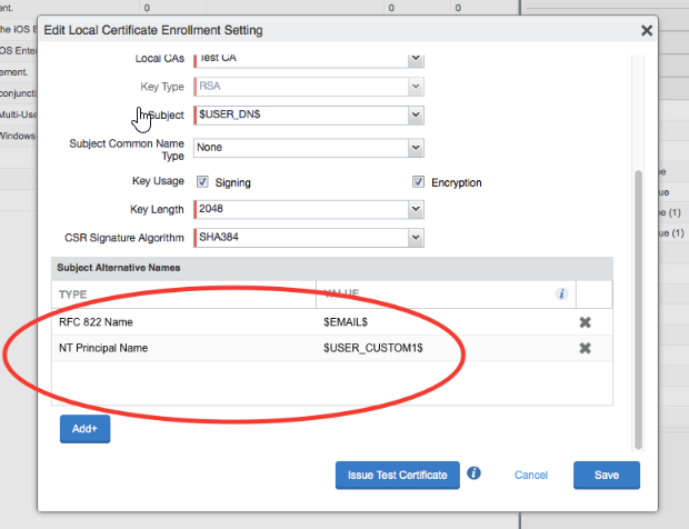 Configuring Core for SSO certificates