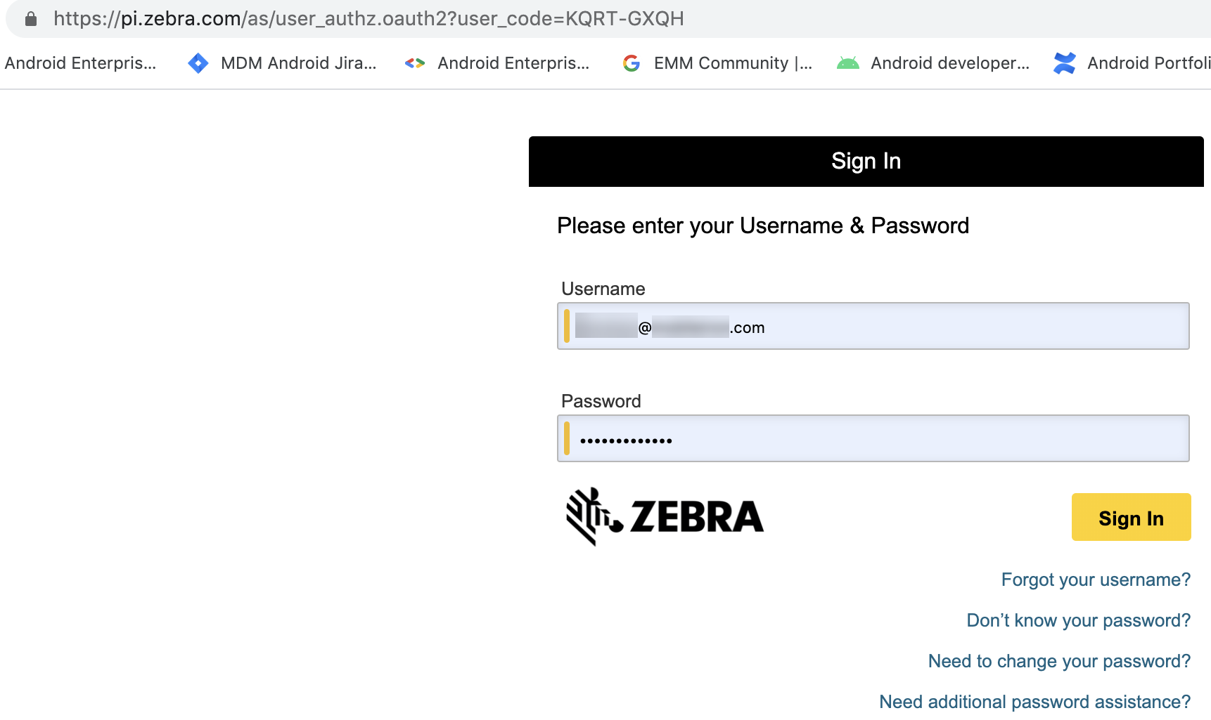 Enrolling in the Zebra OTA (Over The Air) service
