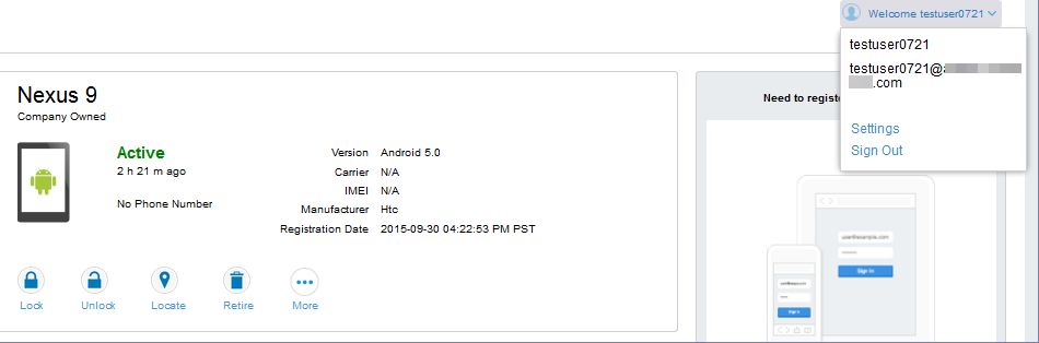 User portal information for your users