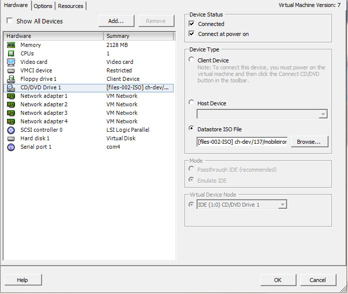 Installing the Enterprise Connector ISO package