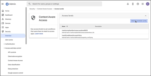 Google BeyondCorp Configuration