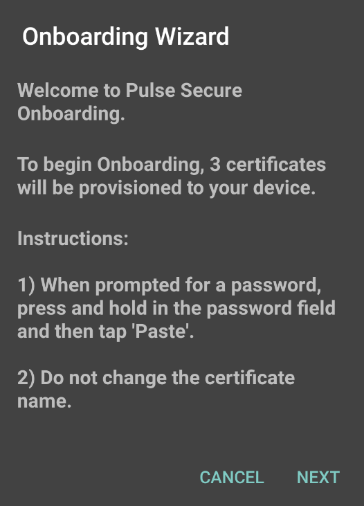 Enterprise Onboarding