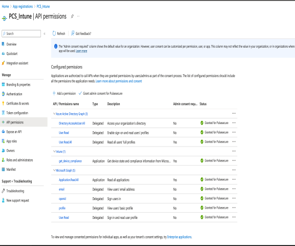 Deploying a BYOD Policy for Microsoft Intune Managed Devices