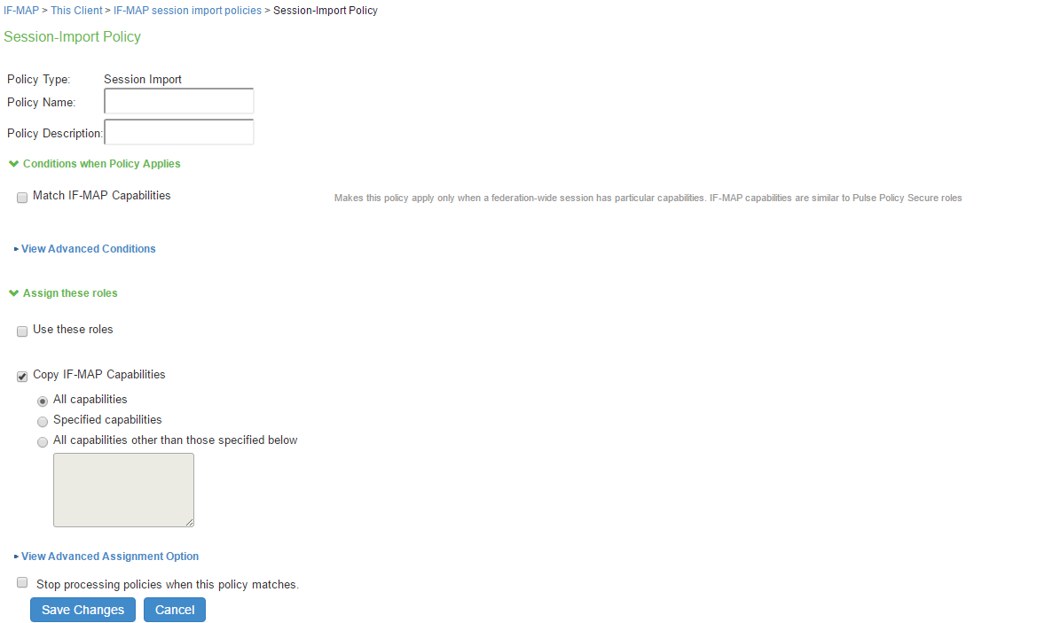 IF-MAP Configuration