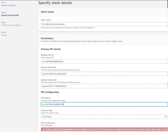 Deploying Ivanti Policy Secure on AWS using AWS Portal