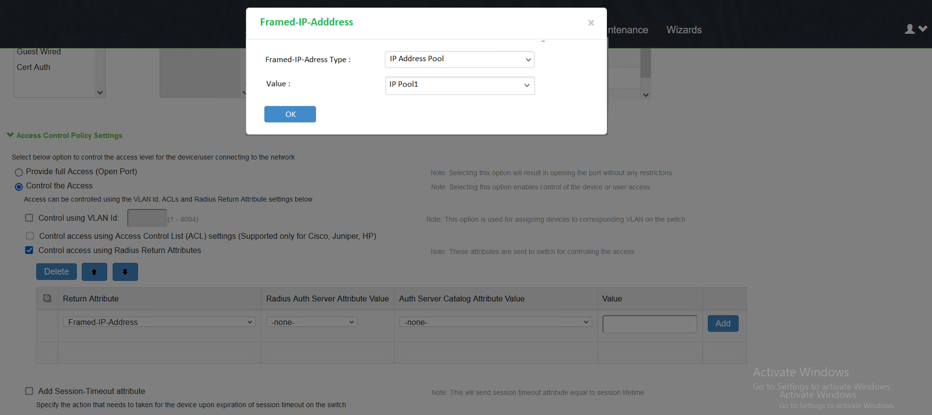 Configuring MAC Authentication on Ivanti Policy Secure