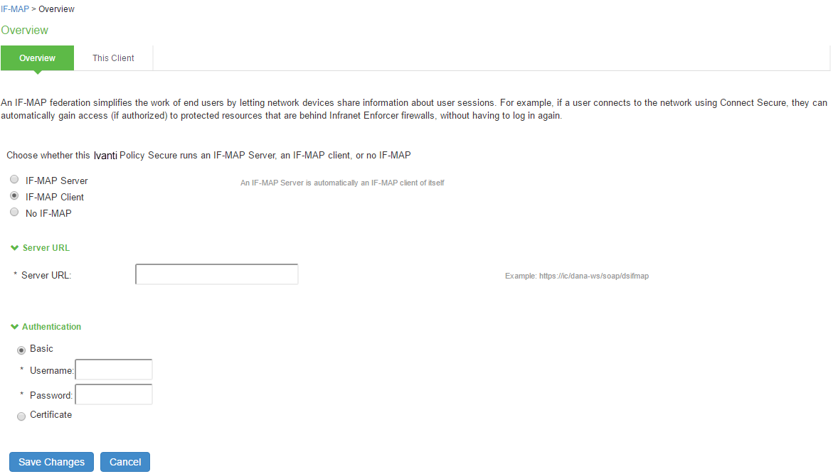 IF-MAP Configuration
