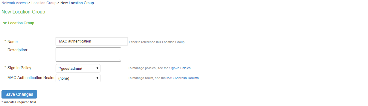 Configuring MAC Authentication on Ivanti Policy Secure