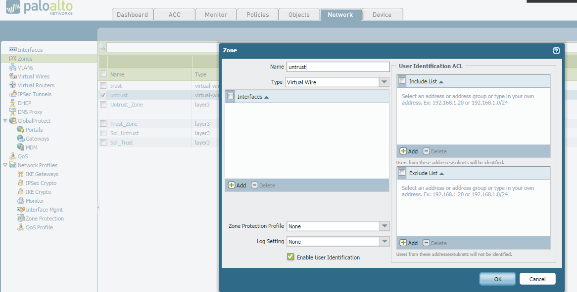 Configuring Palo Alto Networks Firewall
