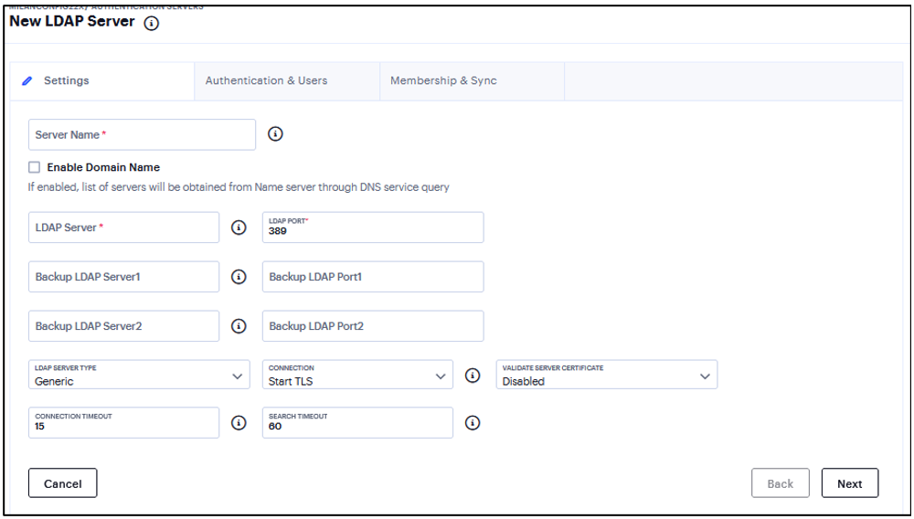 Authentication and Directory Servers