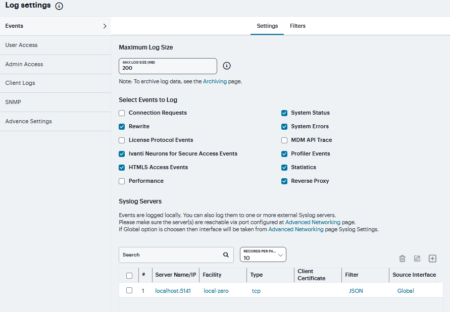 System Configuration