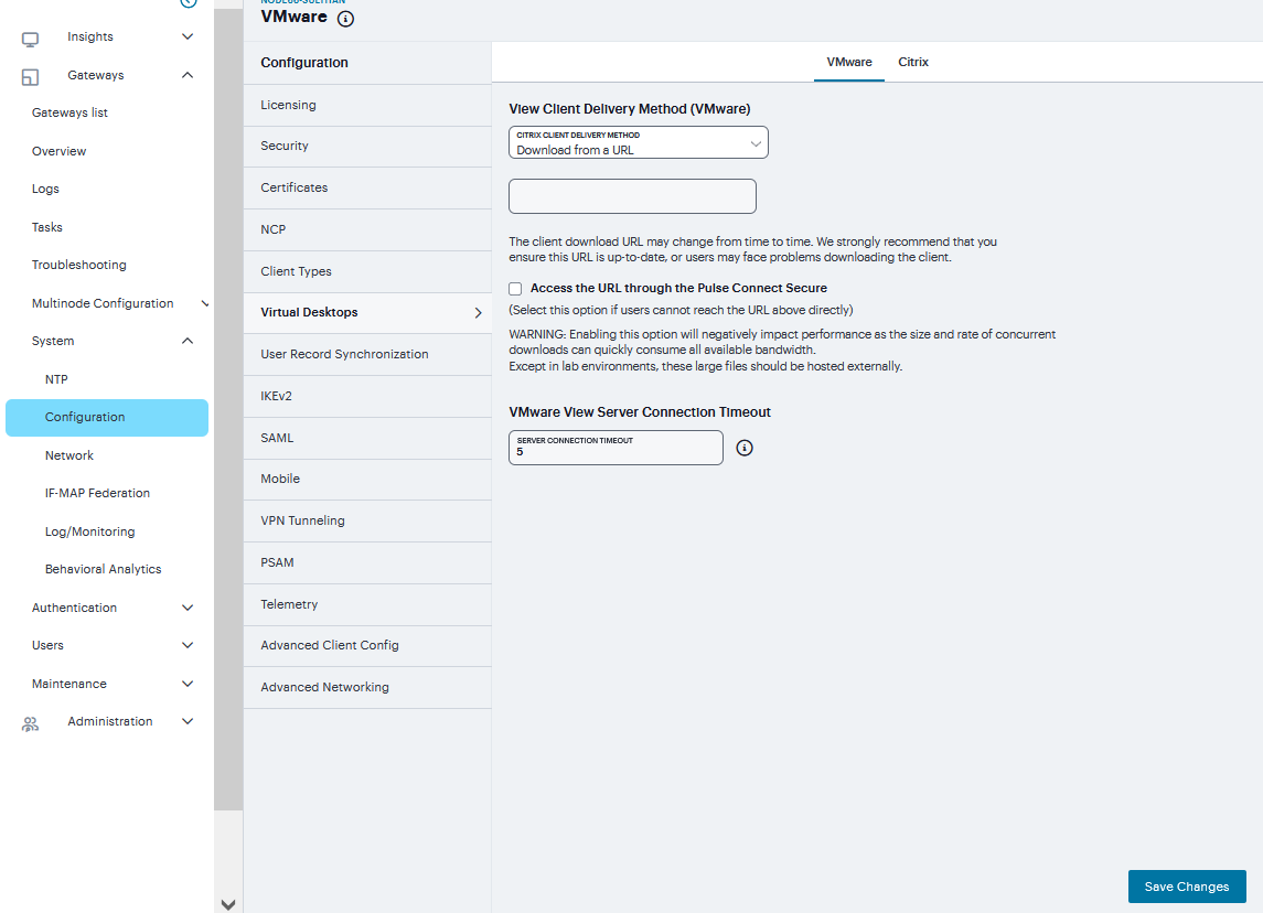 System Configuration