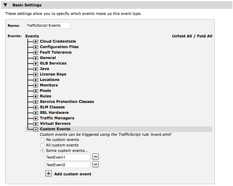 Raising Events from TrafficScript or Java Extensions