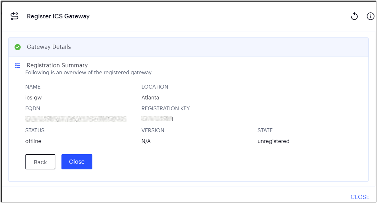 Registering Ivanti Connect Secure Gateway