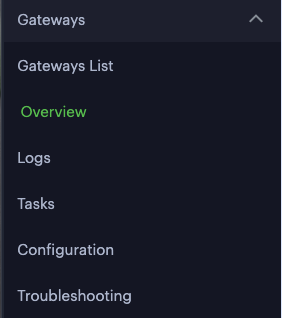 Working with Gateways