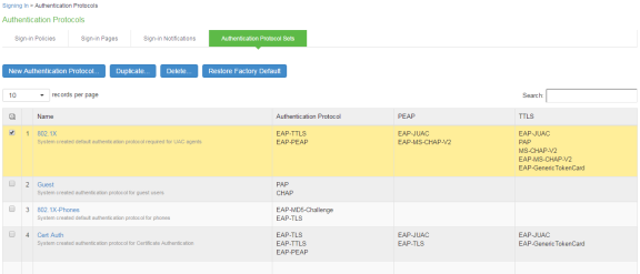 Configuring Ivanti Policy Secure for Dot1x Authentication