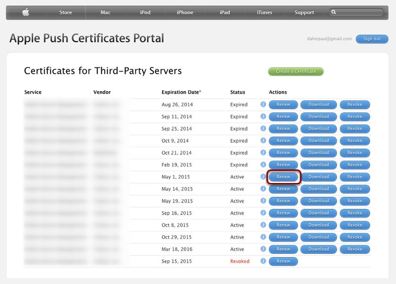 Adding an Apple MDM Certificate