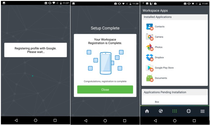 Onboarding Android BYOD Devices