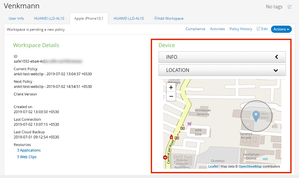 Working with Device Location