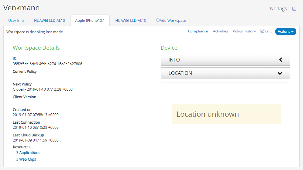 Working with Device Location