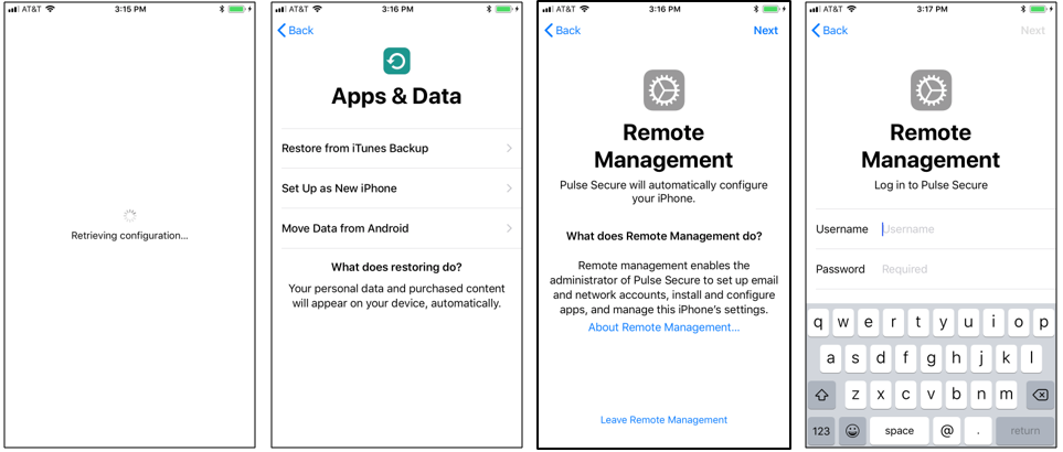 Configuring Corporate-Owned iOS Devices