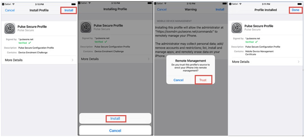 Onboarding iOS BYOD Devices
