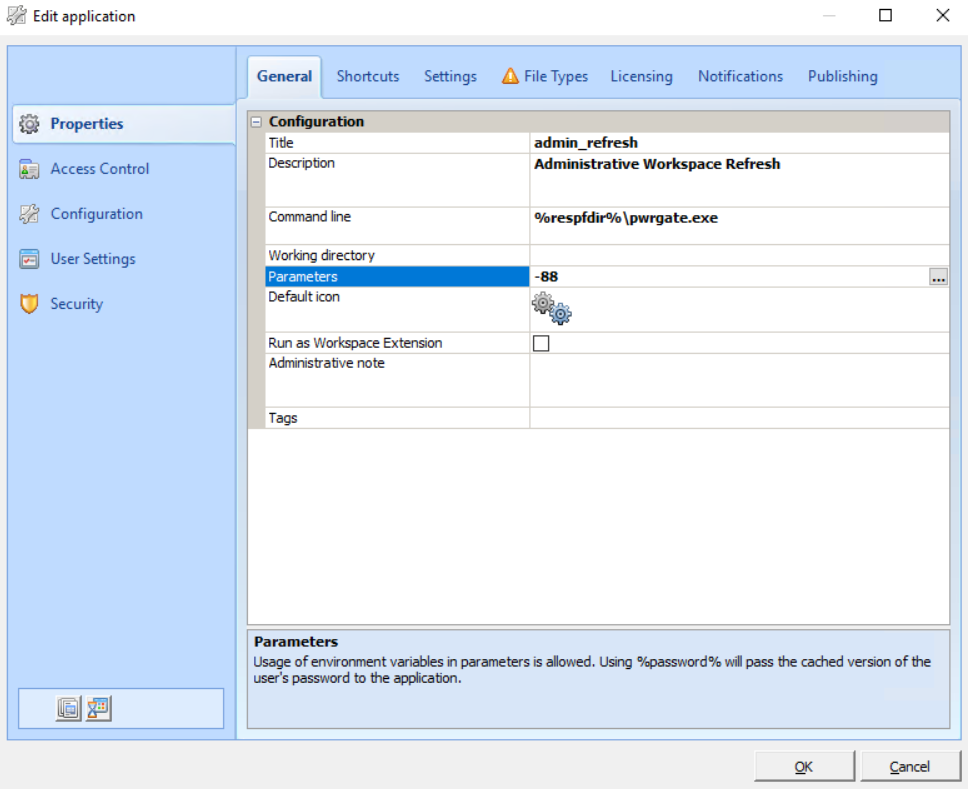 Administrative Refresh