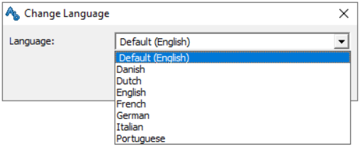 Change the language of the Workspace Control Console